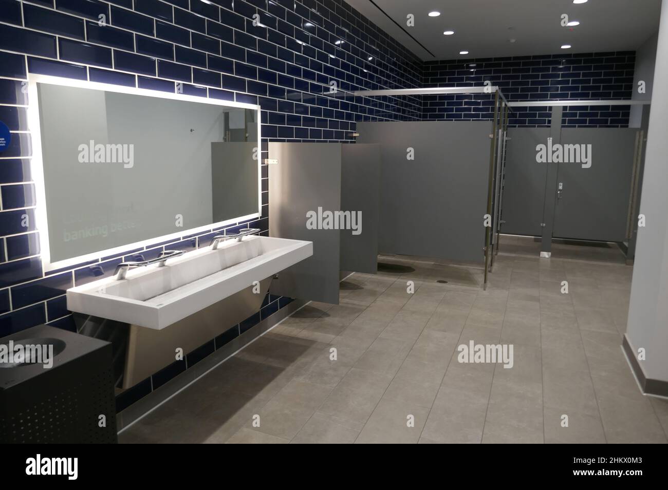 Los Angeles, California, USA 1st February 2022 Bathroom on Hollywood ...