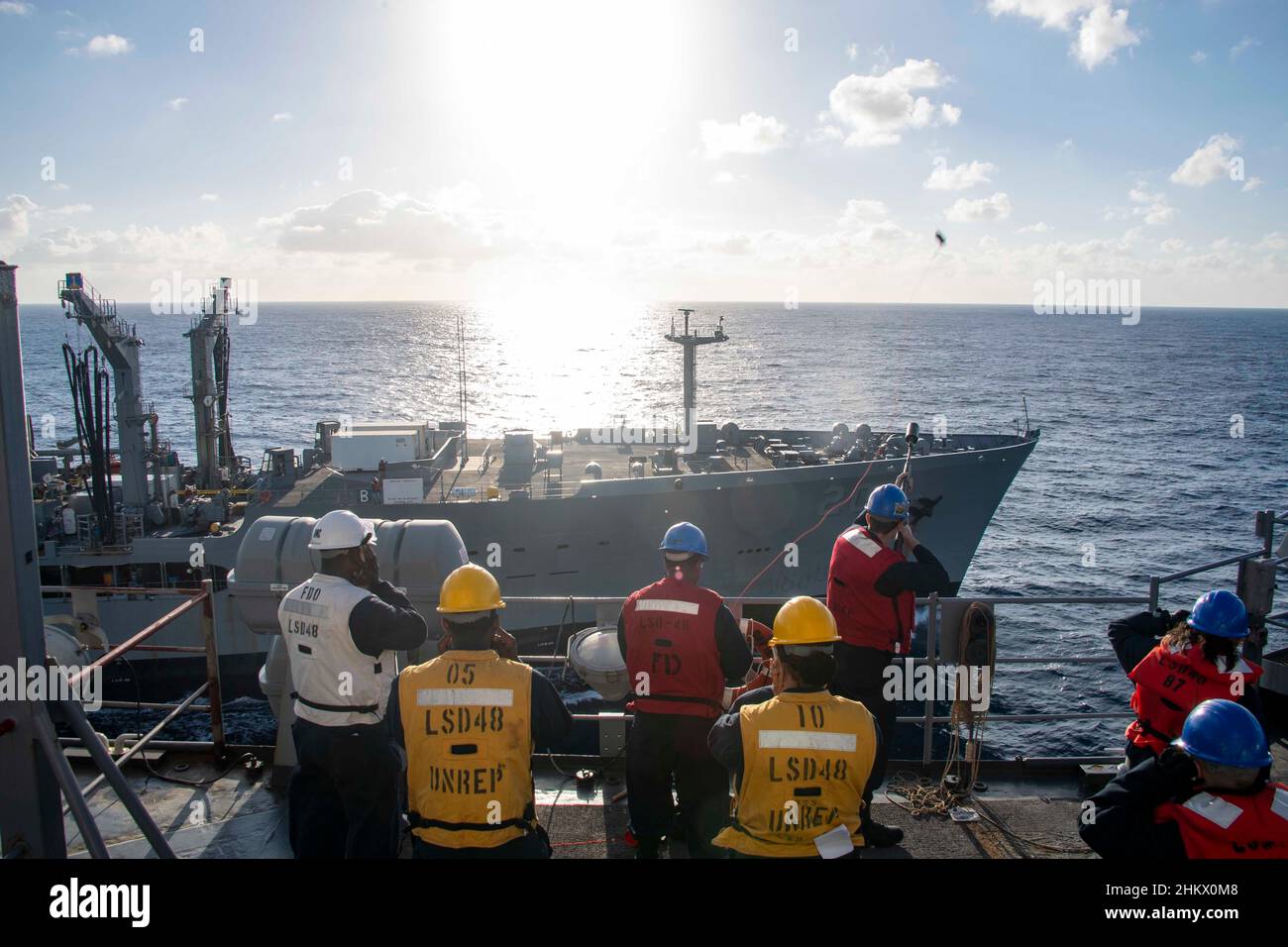 PHILIPPINE SEA (Feb. 3, 2022) Gunner’s Mate 3rd Class Sunny Crick, from ...