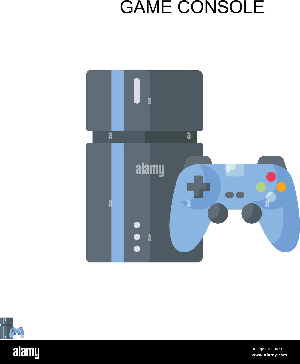 Gaming computer console Stock Vector Images - Alamy