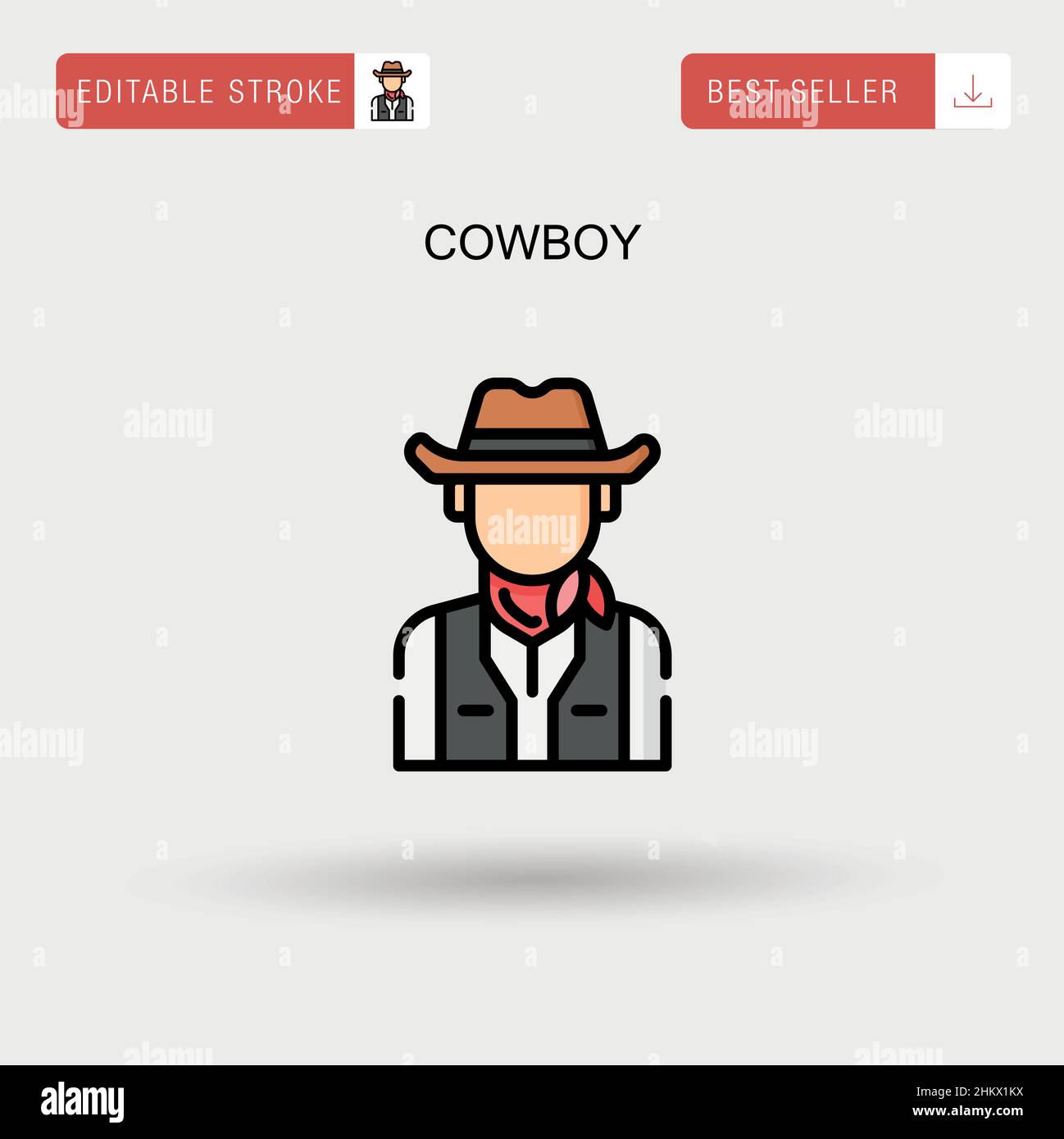 Cartoon wild west landscape cowboy hi-res stock photography and images ...