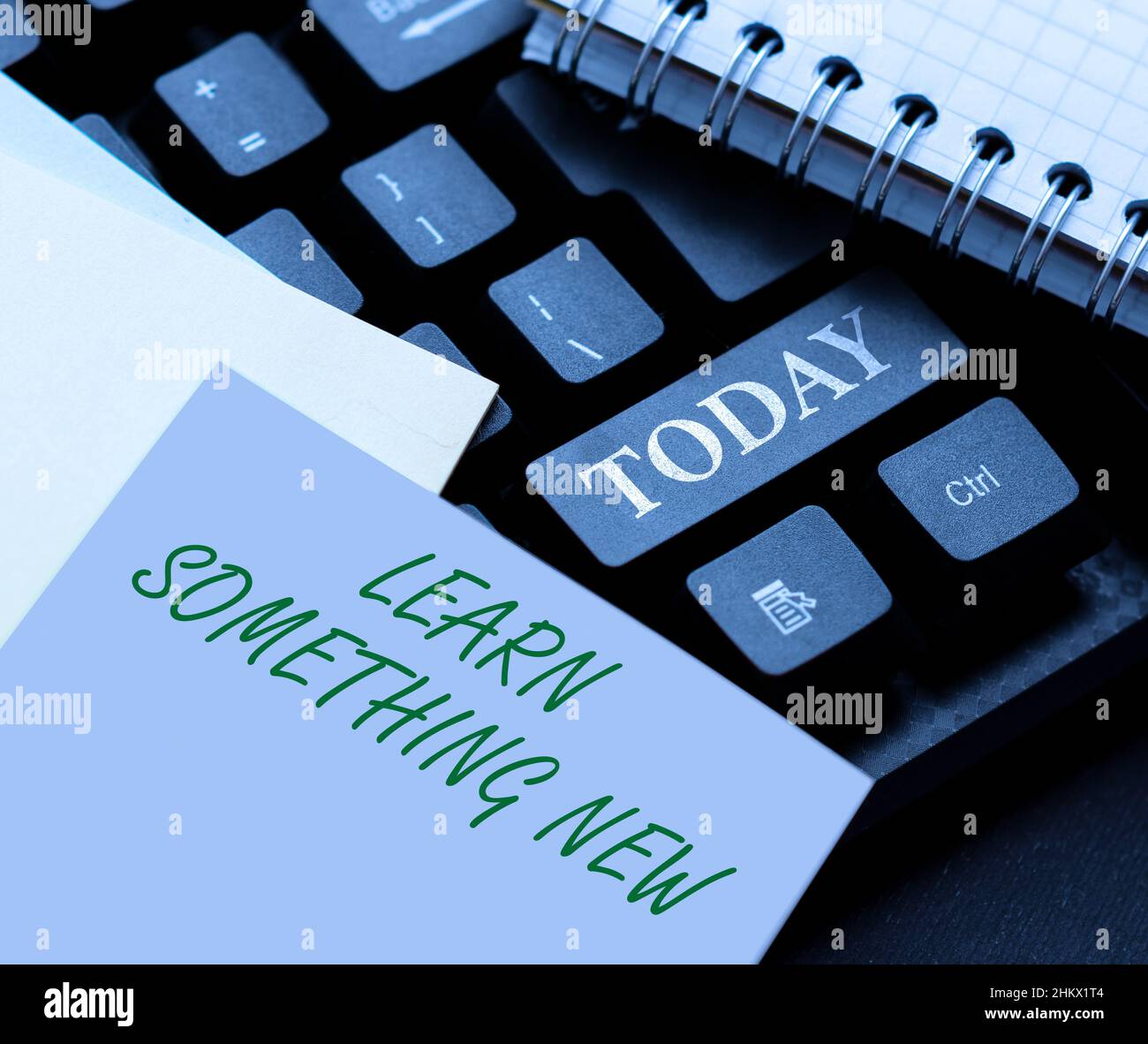 Text sign showing Learn Something New. Business approach Gain acquire ...