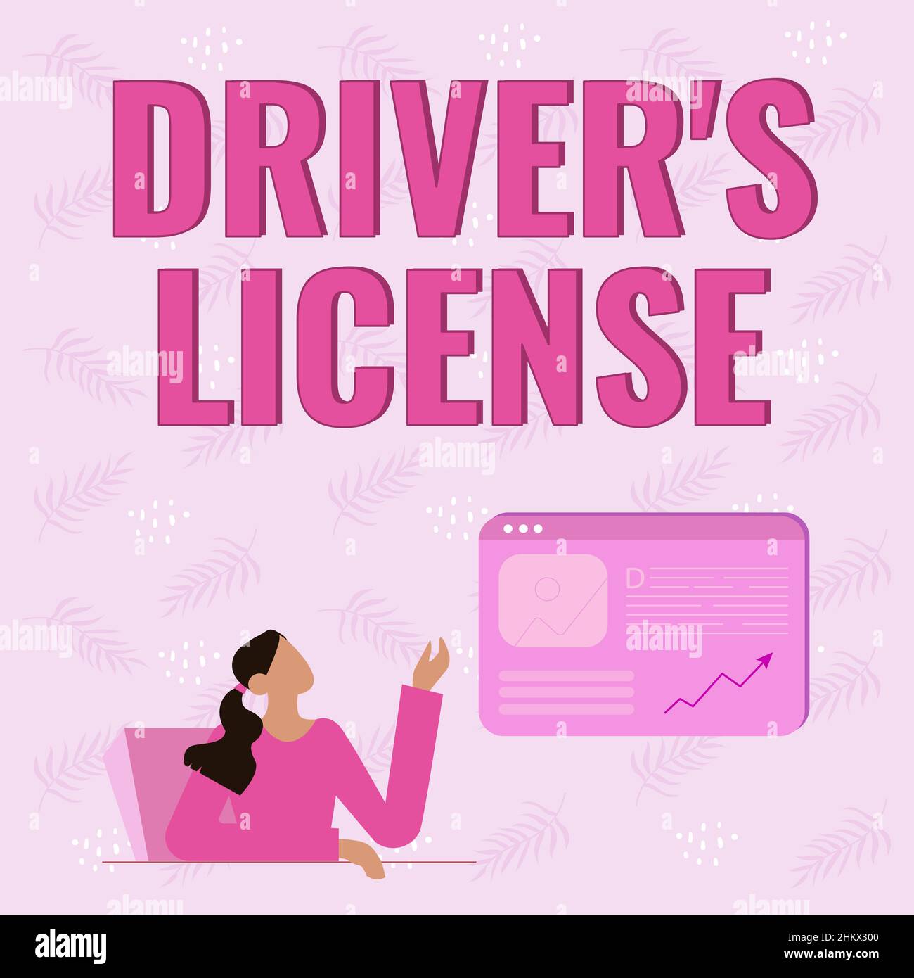 Text showing inspiration Driver S License. Business showcase a document ...