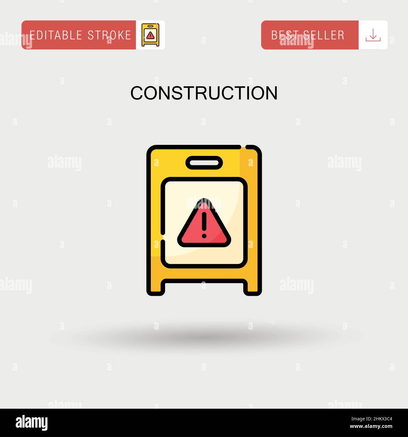 Construction Simple vector icon Stock Vector Image & Art - Alamy