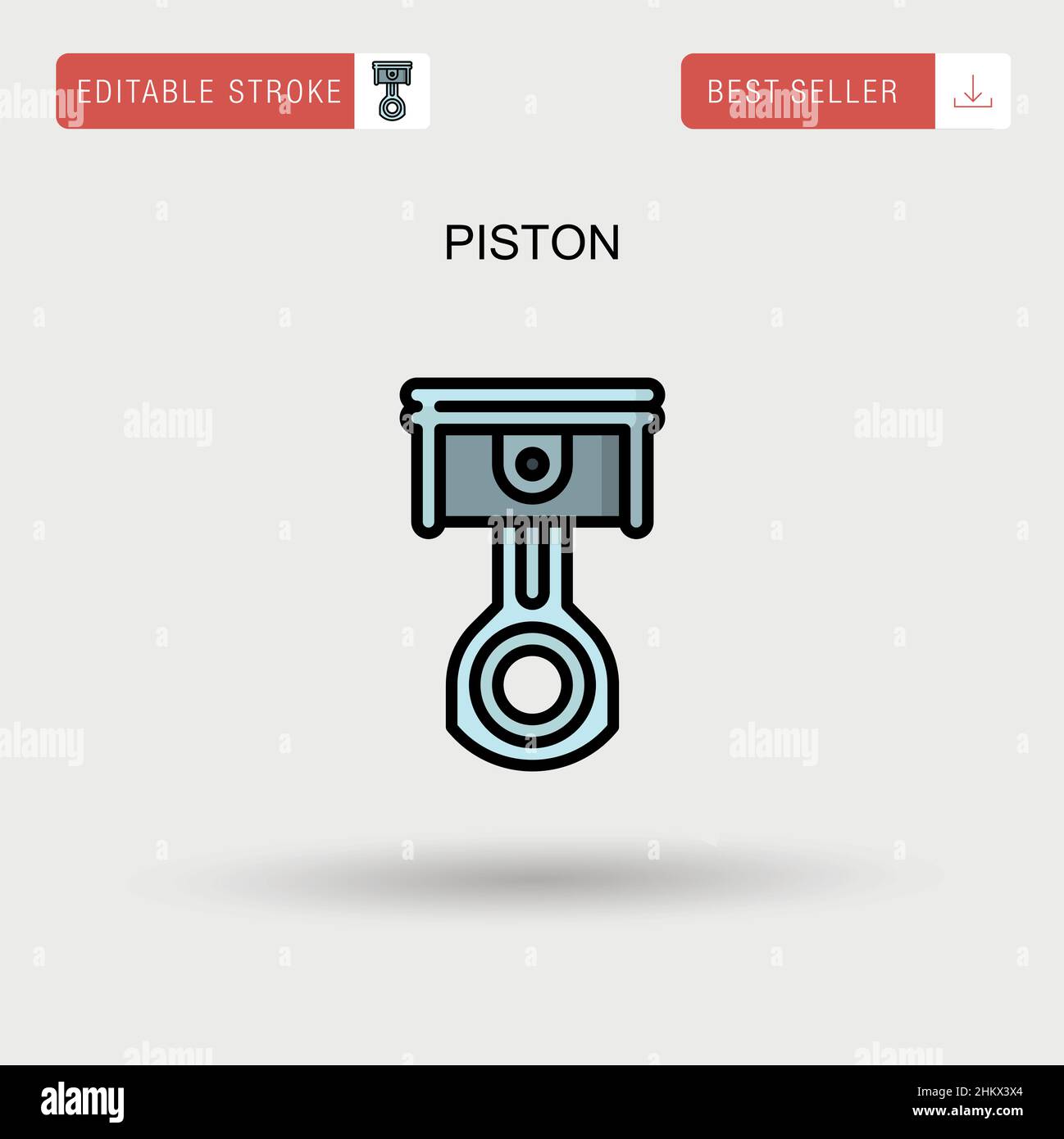 Piston logo Stock Vector Images - Alamy