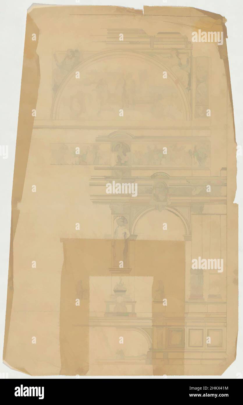 Art inspired by Façade, draughtsman: Firma Feuchère, Paris, c. 1830 - c ...