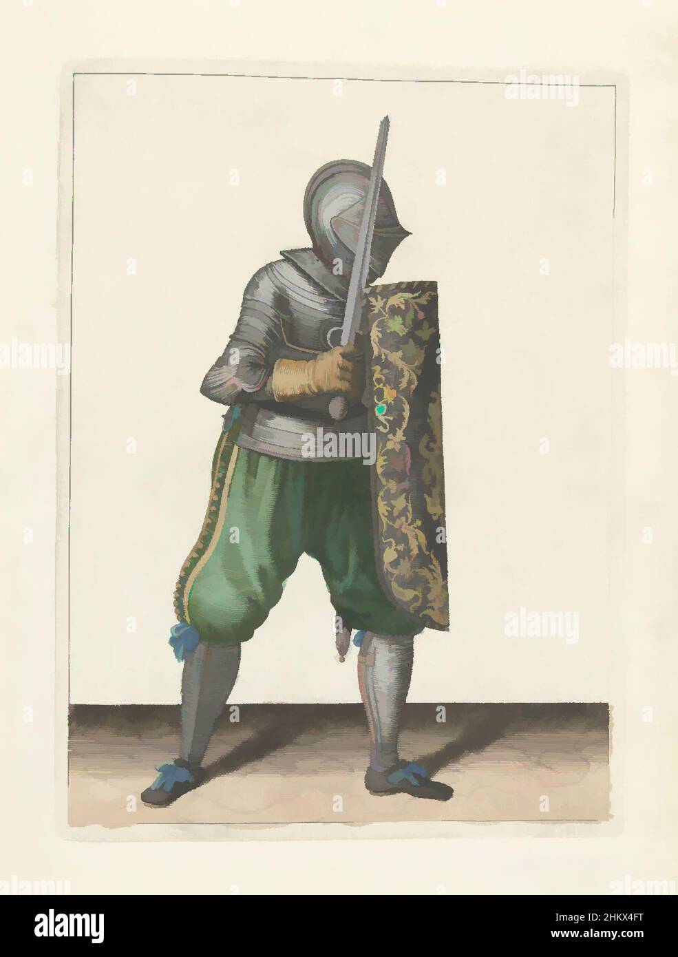 Art inspired by The exercise with the targe and rapier: how the soldier ...