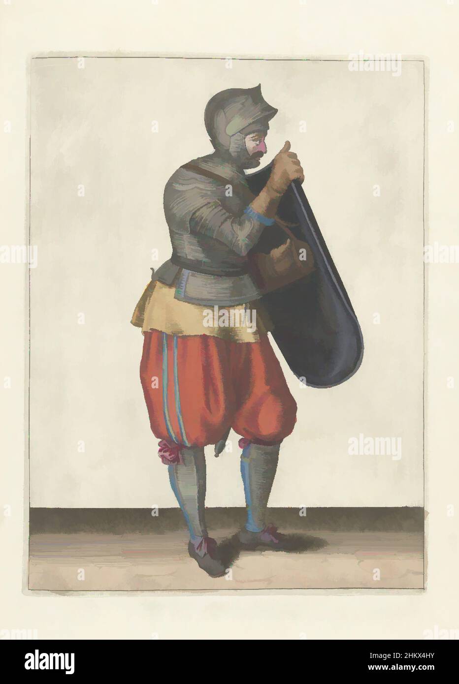 Art inspired by The exercise with the targe and rapier: the soldier ...