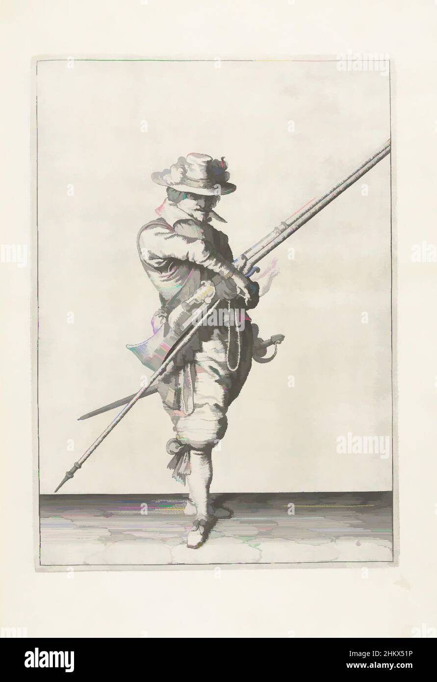 Art inspired by Soldier with a musket picking up his fuse (no. 6), c ...