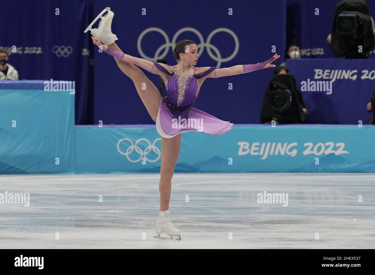 Kamila valieva spin hi-res stock photography and images - Alamy