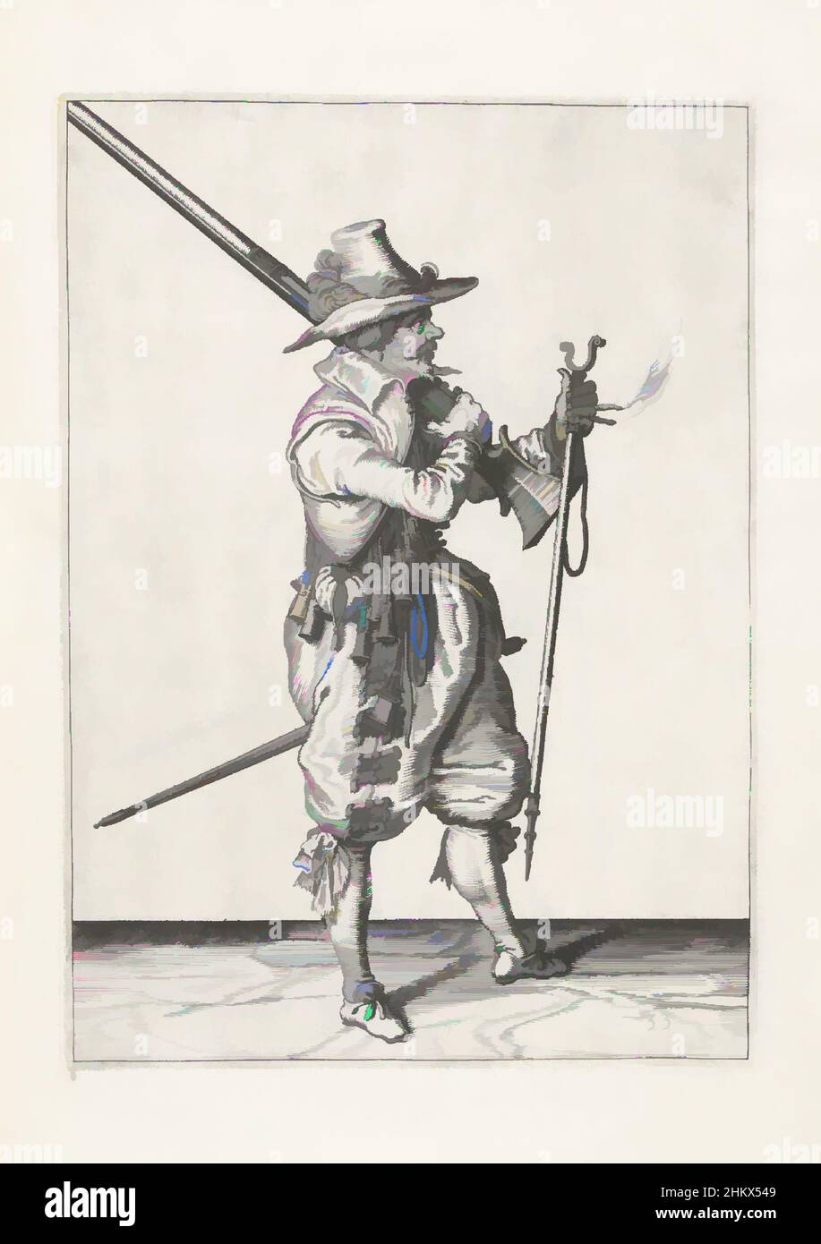 Art inspired by Soldier laying his musket on his shoulder with his ...