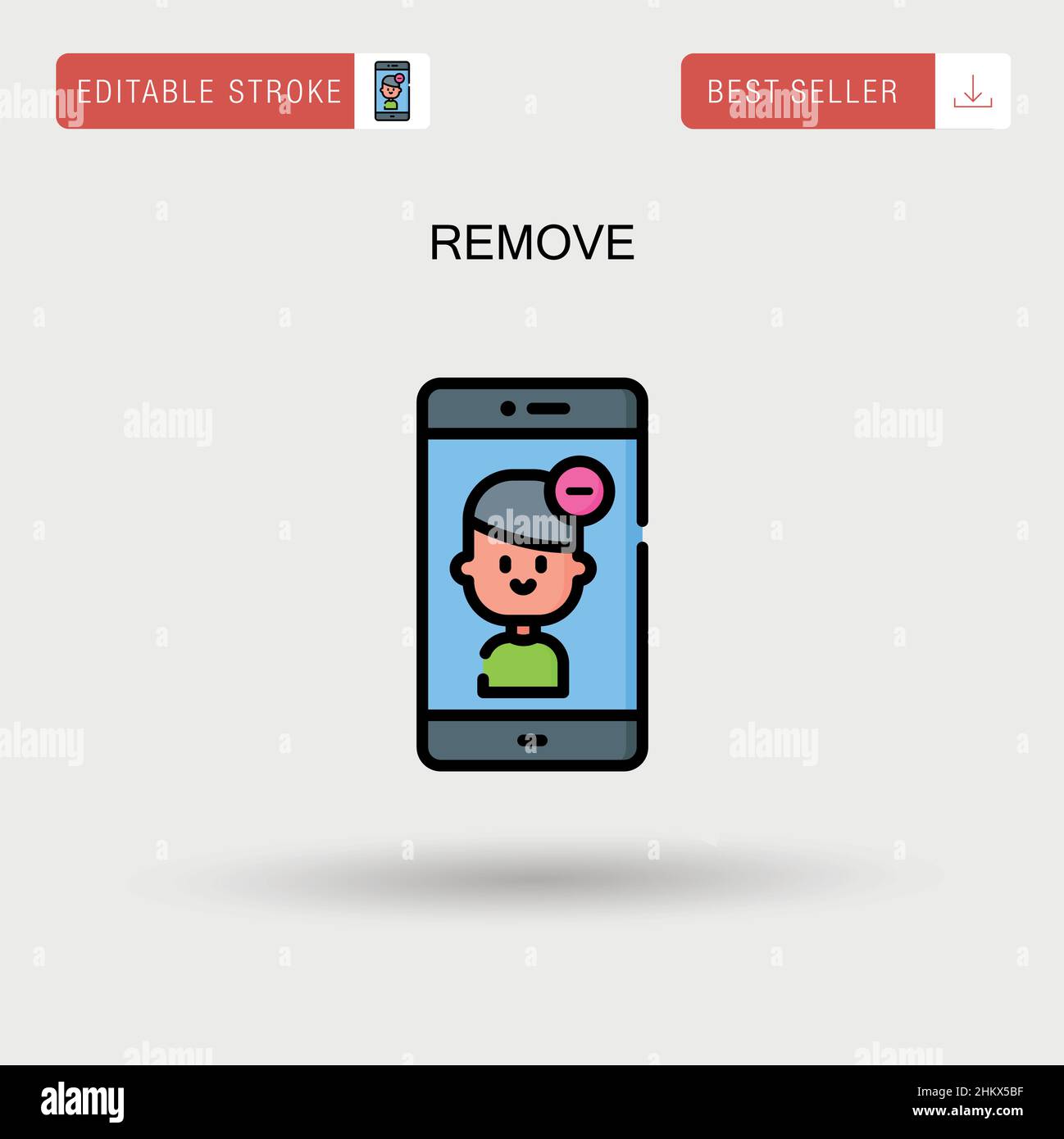 Remove face icon hi-res stock photography and images - Alamy