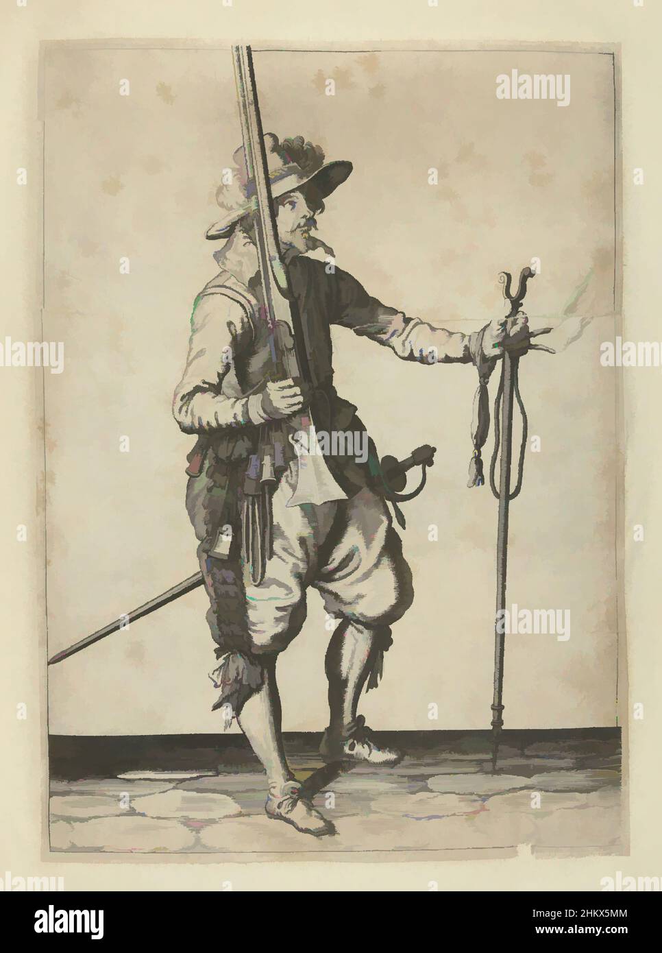 Art inspired by Soldier holding his musket with his right hand upright ...