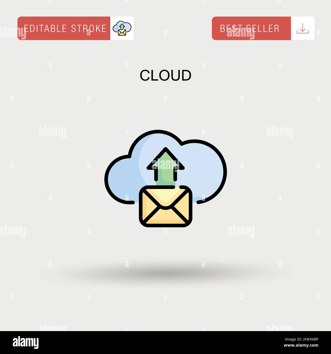 Fluffy white light cloud Stock Vector Images - Alamy