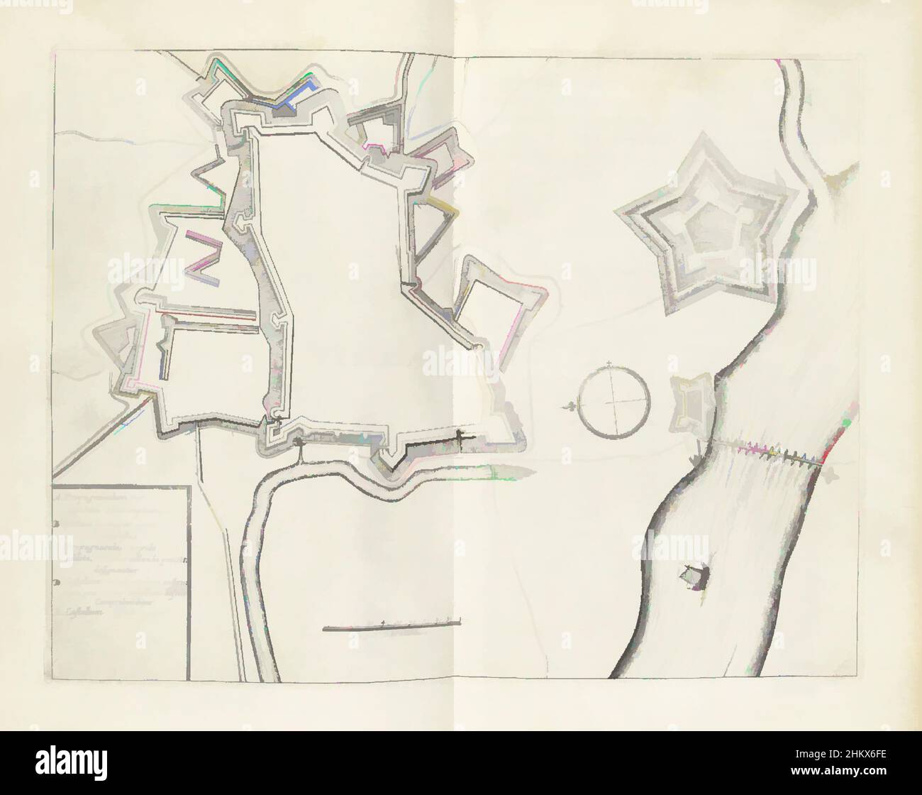 Art inspired by Map of Wesel, 1629, Vesalia, Map of the city of Wesel ...