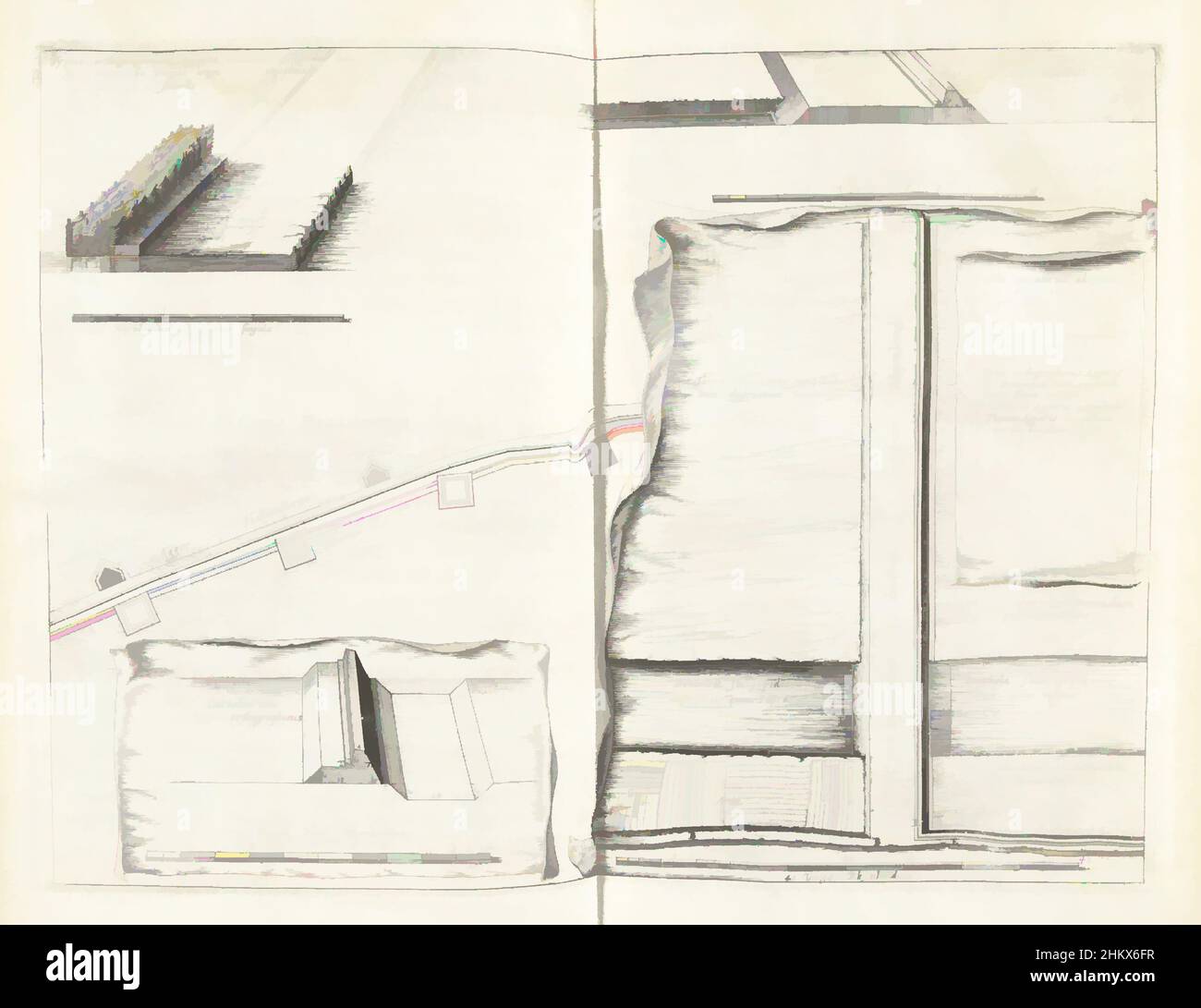 Art inspired by Cross-sections of various Dutch entrenchments and dikes ...