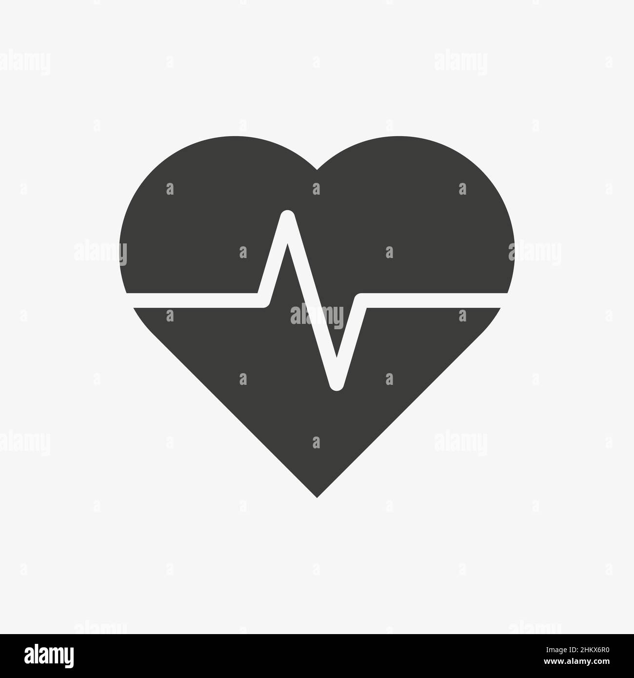Healthcare and medical icon. Heart rate symbol Stock Vector Image & Art ...