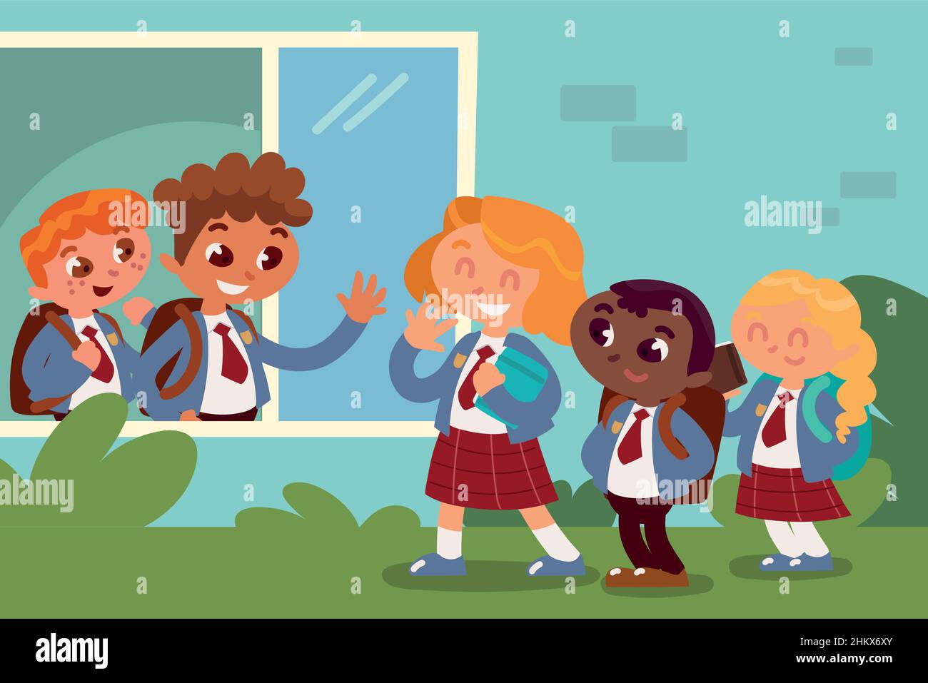 pupils cartoon character Stock Vector Image & Art - Alamy