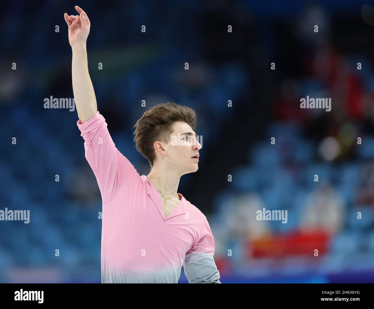 Beijing, China. 6th Feb, 2022. Roman Sadovsky of Canada performs during ...