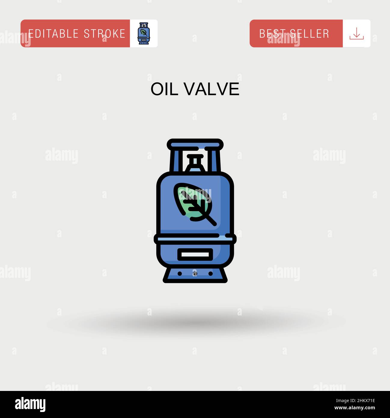 Oil valve Simple vector icon Stock Vector Image & Art - Alamy
