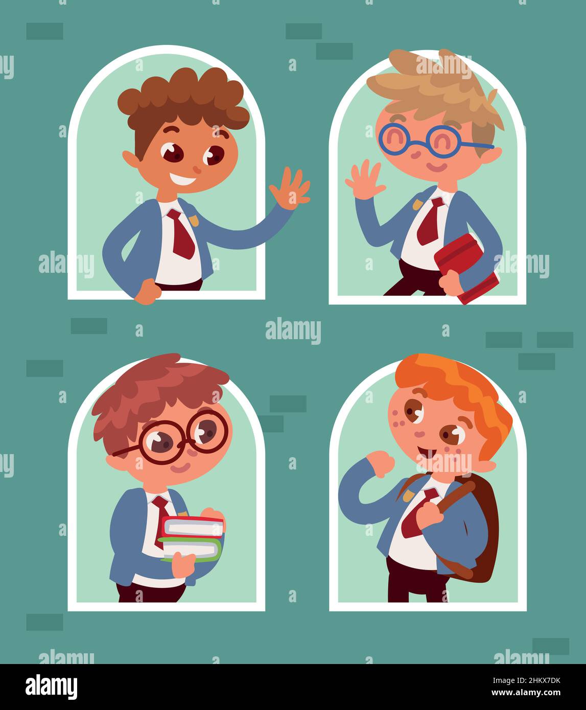 students cartoon tags Stock Vector Image & Art - Alamy