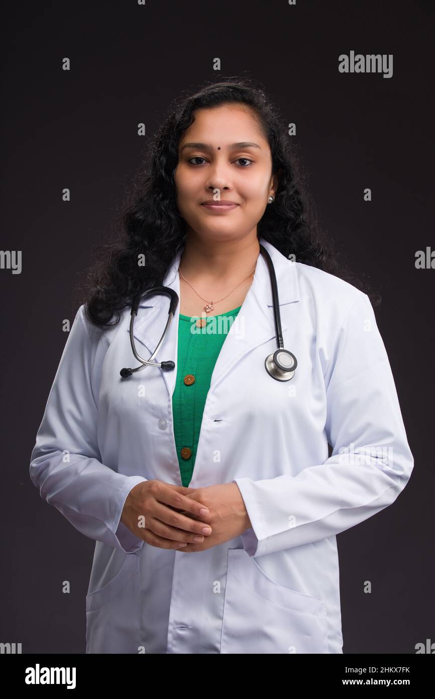 Indian young female doctor hi-res stock photography and images - Alamy