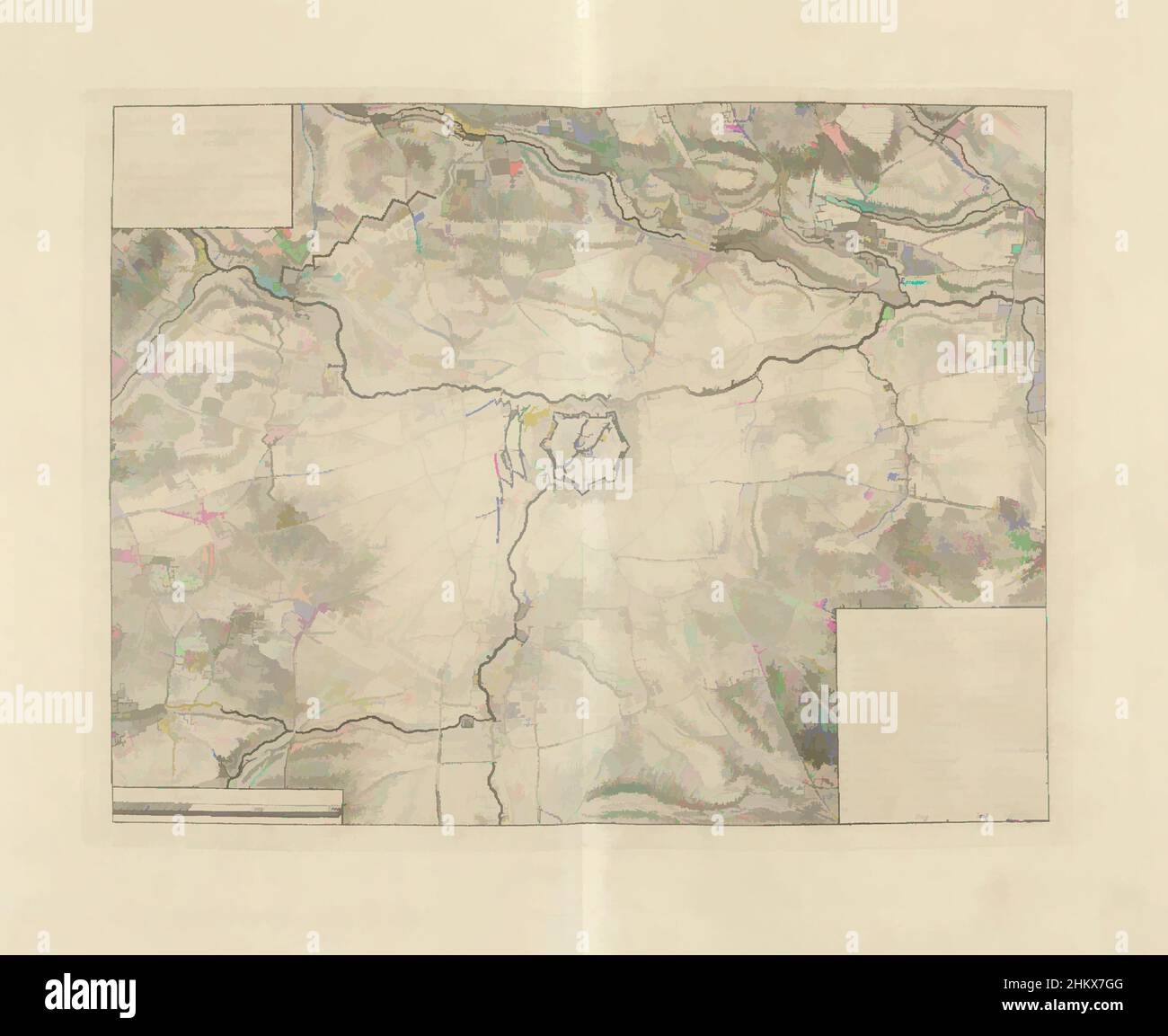 Art inspired by Siege of Ath, 1706, Plan des environs d'Ath assiegé par ...
