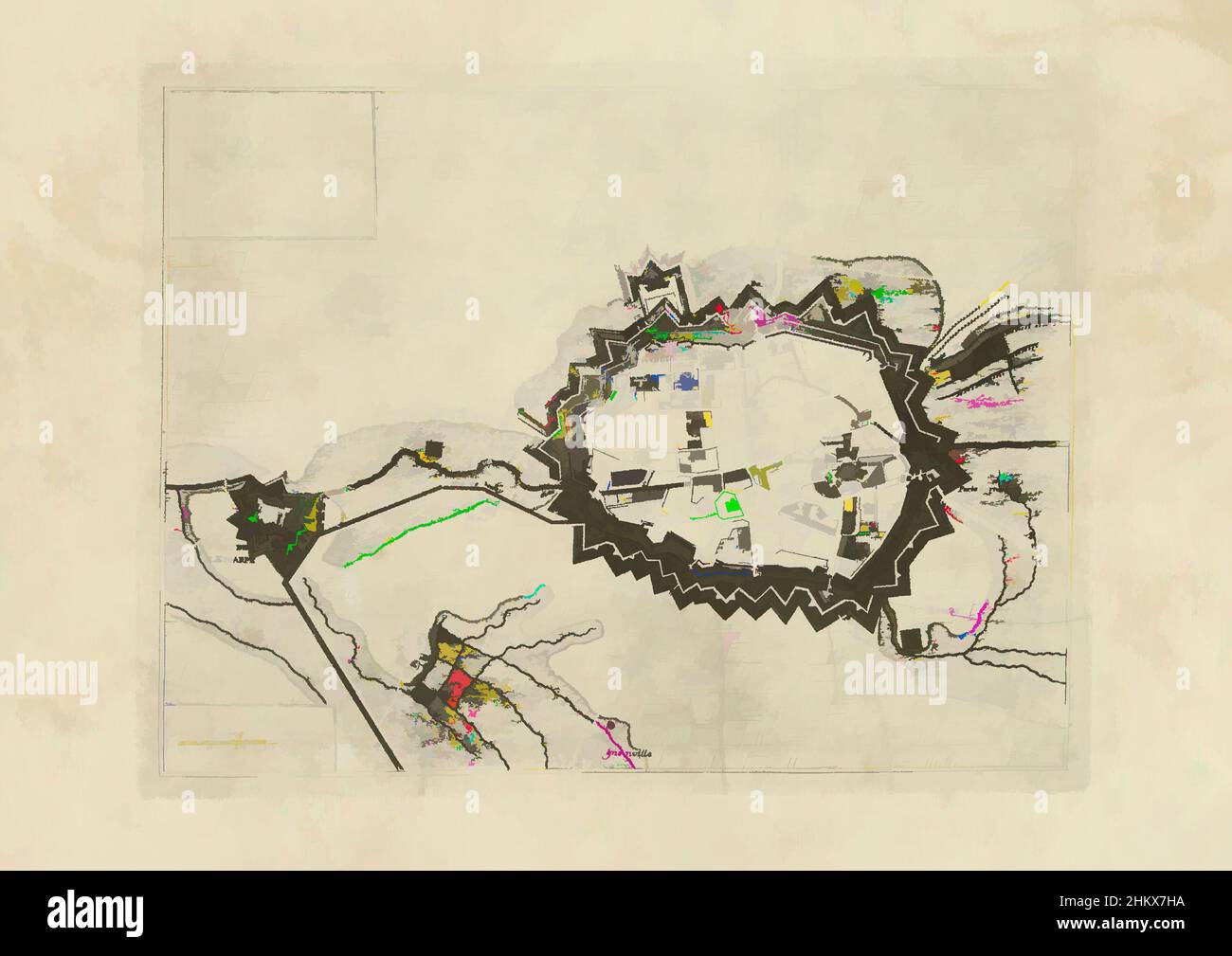 Map of douai hi-res stock photography and images - Alamy
