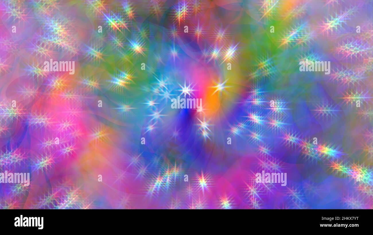 Abstract multi-colored blurred background with stars. Design, Art Stock ...