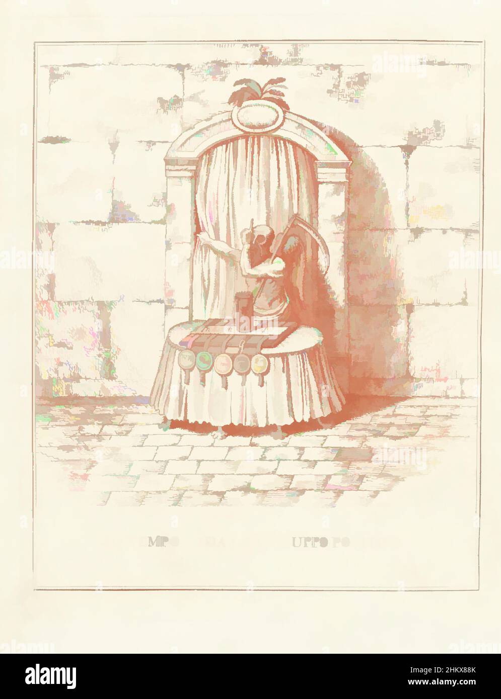 Art inspired by Father Time in front of the gate to the future, 1795 ...