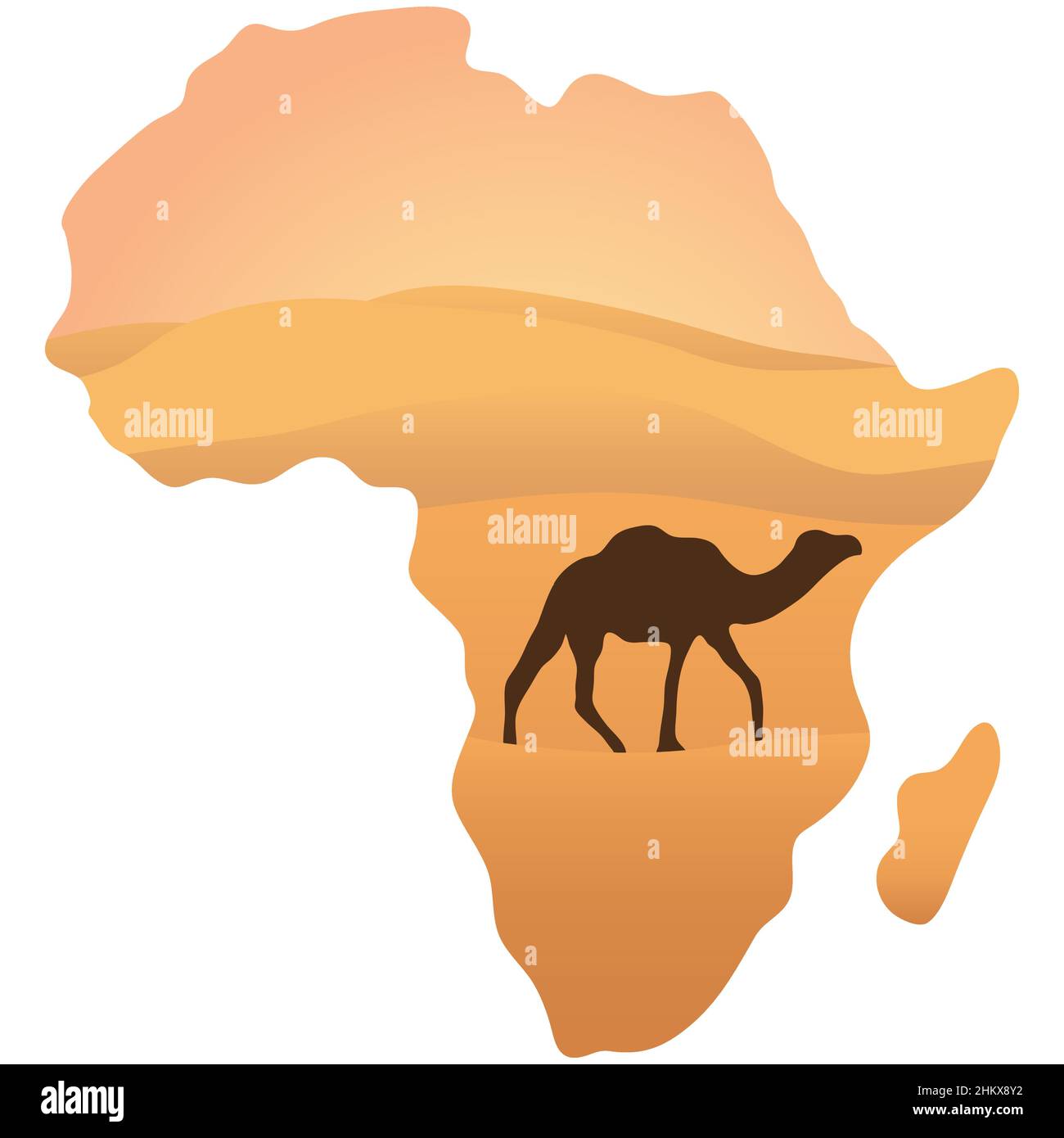 On a camel Stock Vector Images - Alamy