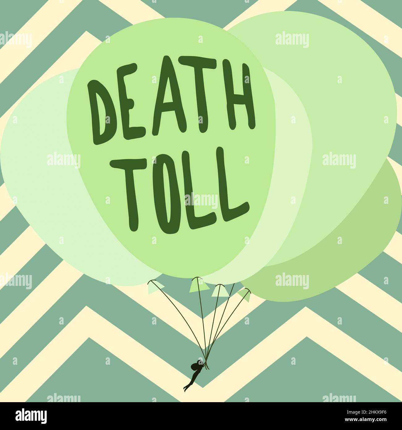 Conceptual display Death Toll. Conceptual photo the number of deaths ...