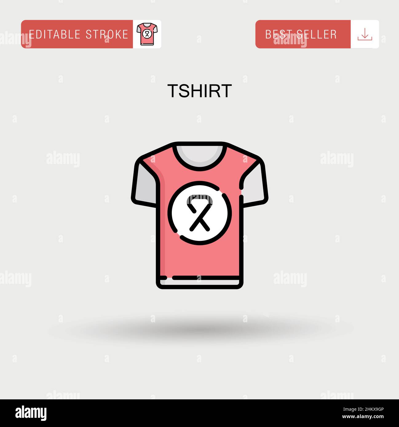 Tshirt Simple vector icon Stock Vector Image & Art - Alamy