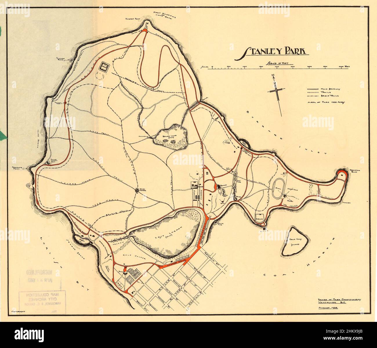 Stanley Park Map
