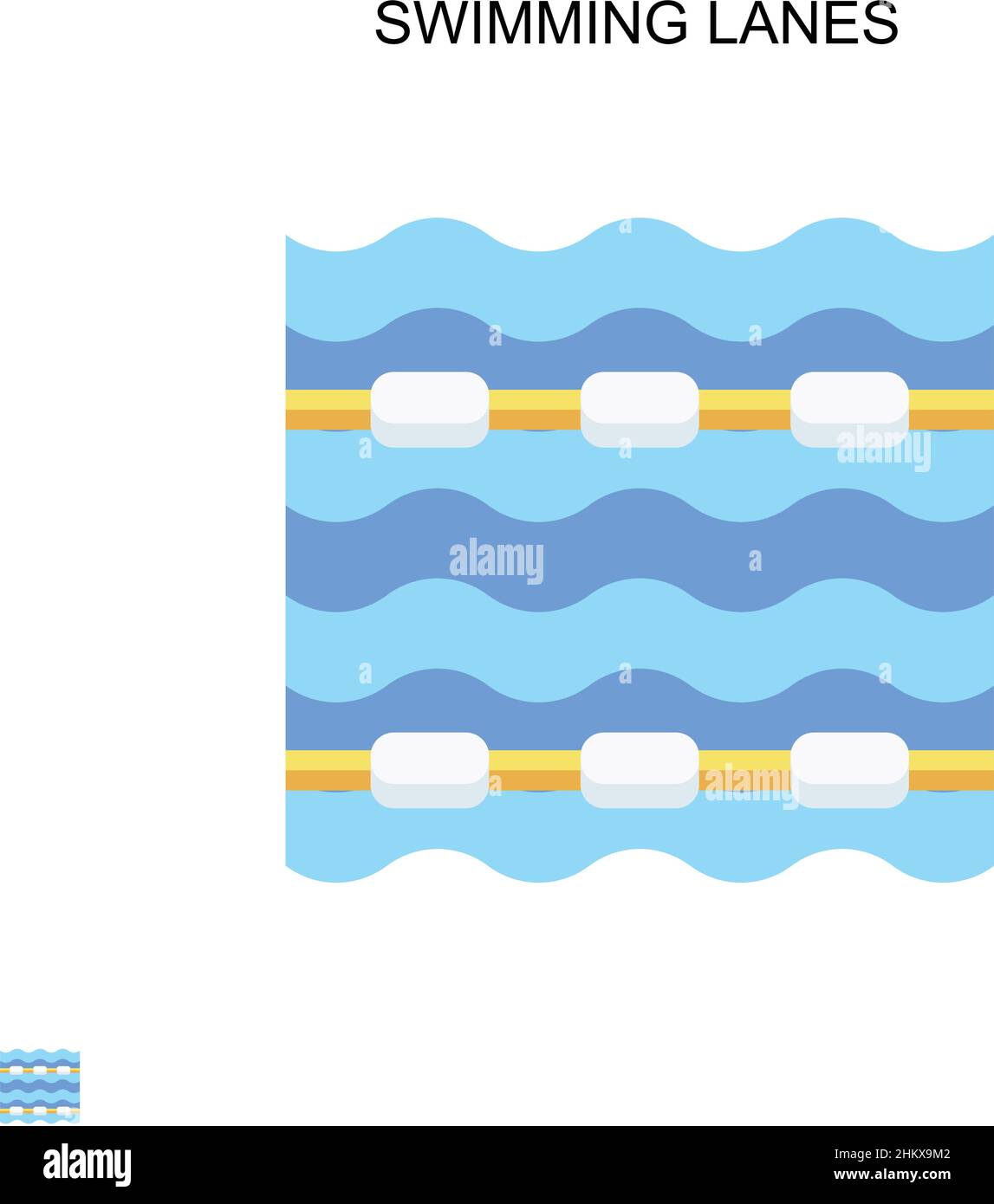 Swimmer swimming freestyle illustration hi-res stock photography and ...