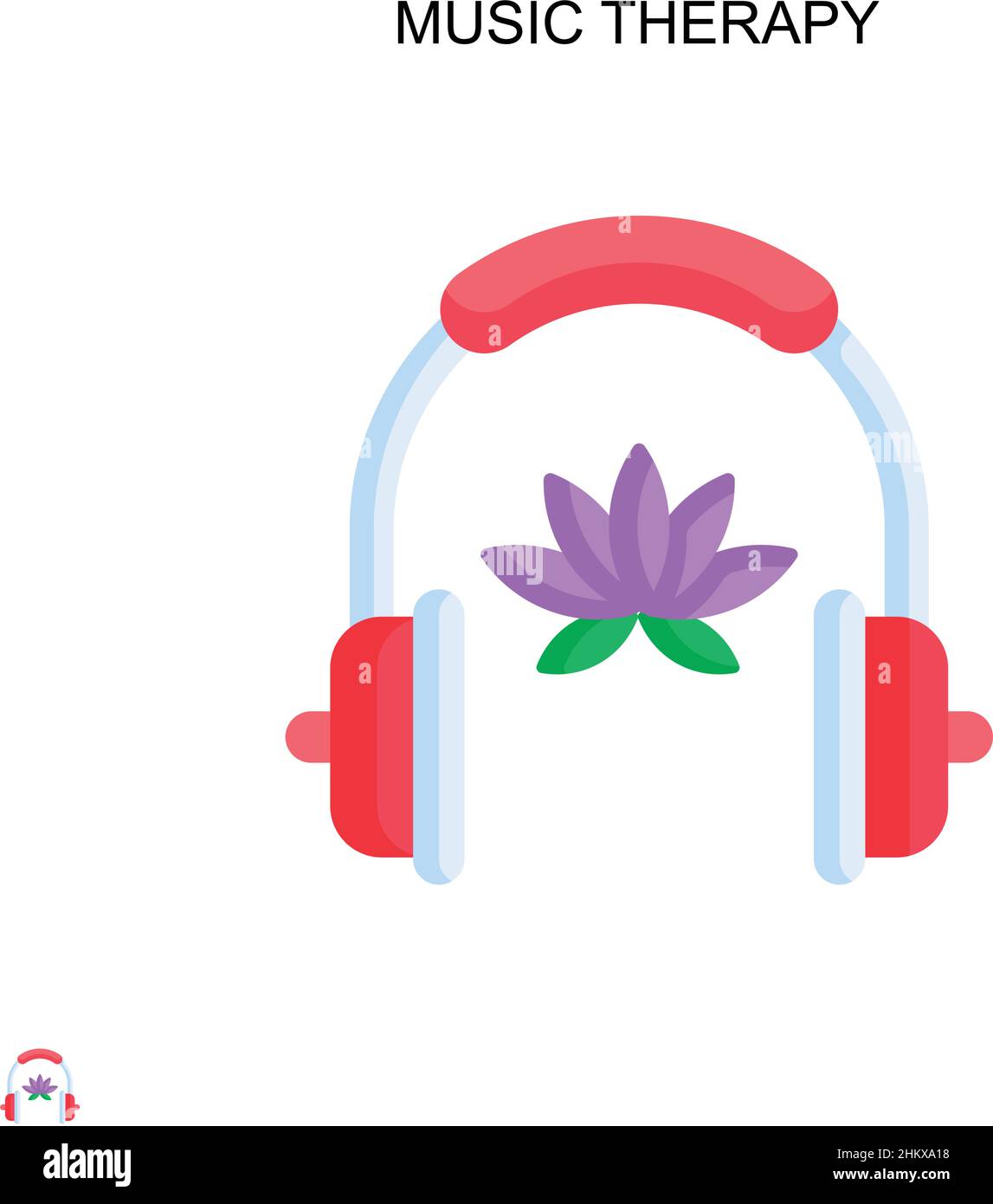 Music therapy care home Stock Vector Images - Alamy