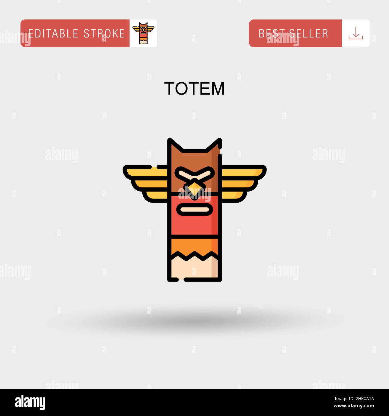 Totem icon hi-res stock photography and images - Alamy
