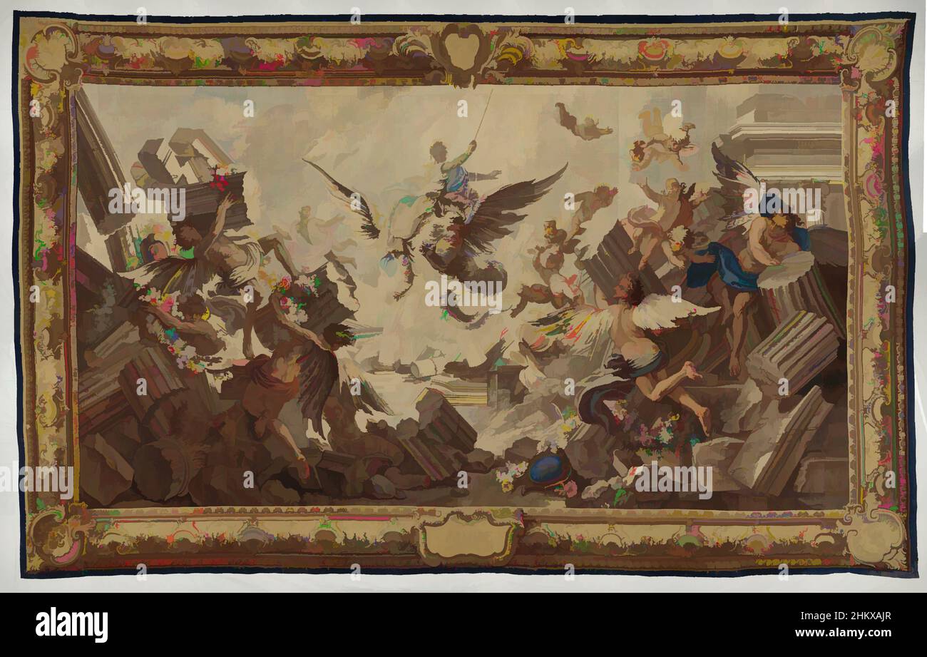 Art inspired by The Destruction of Armida's Palace, Tapestry showing ...