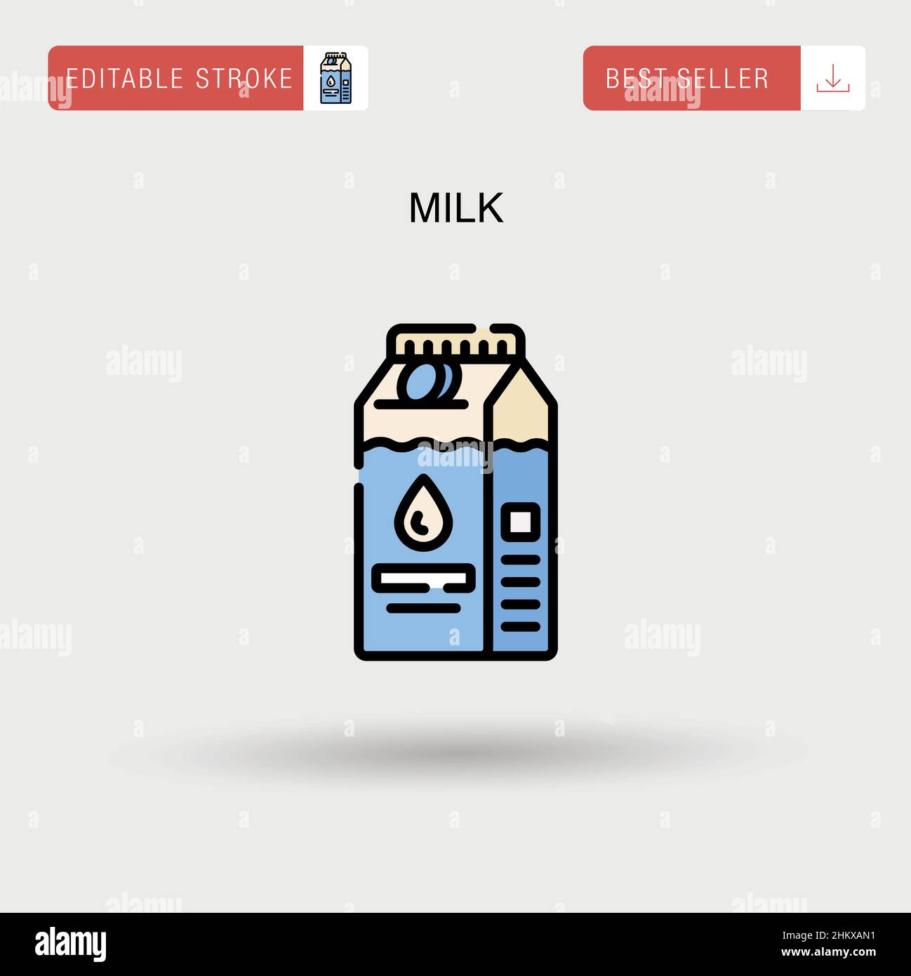 Milk splash simple Stock Vector Images - Alamy