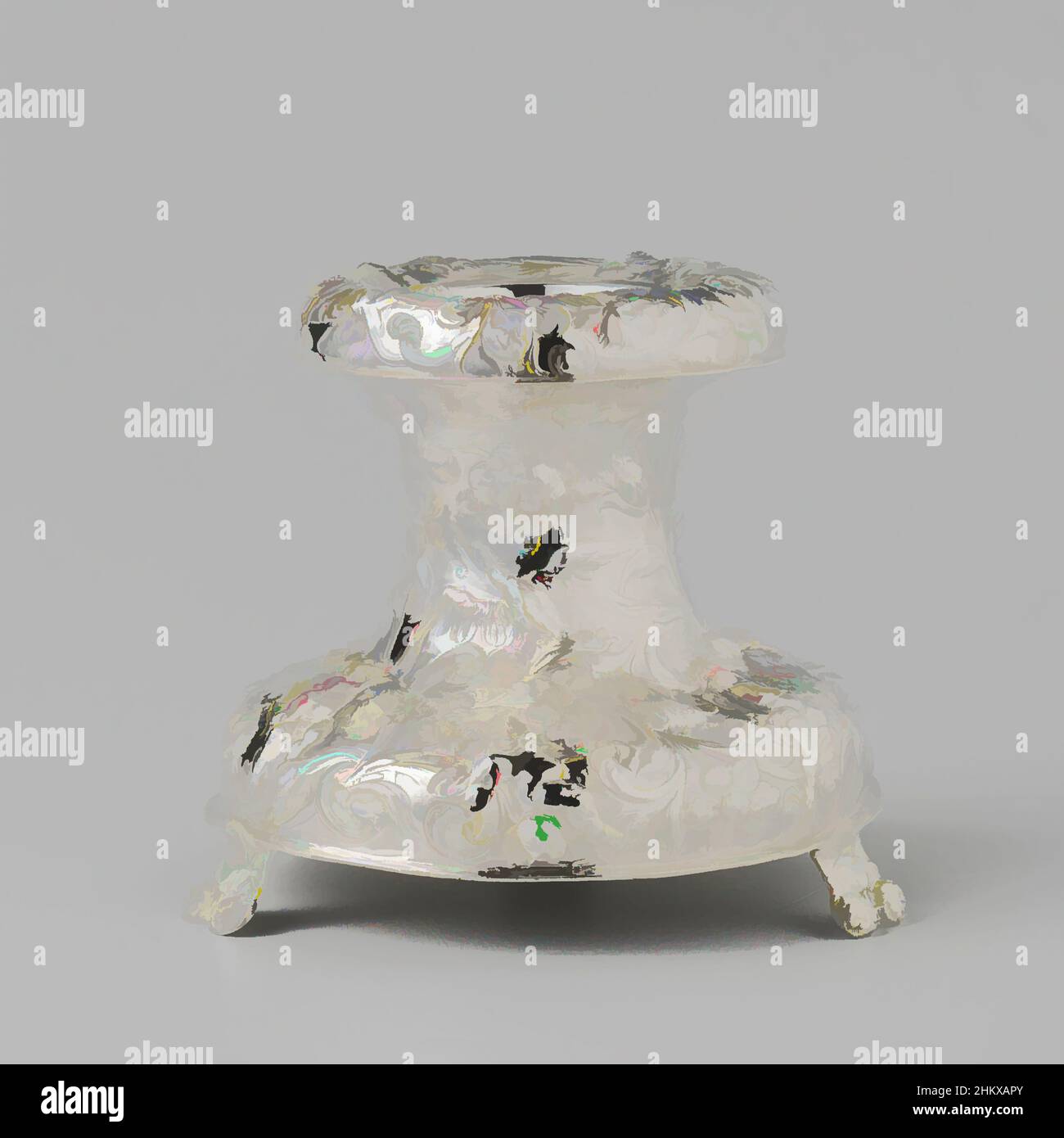 Art inspired by Salt Barrel with Driven Flowers, The two round, diabolo ...