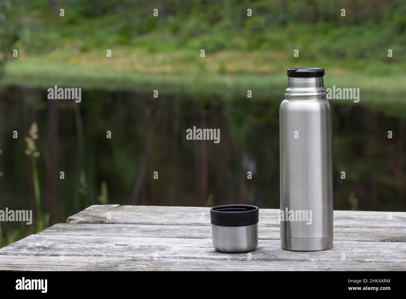 Thermos on table outdoor hi-res stock photography and images - Alamy