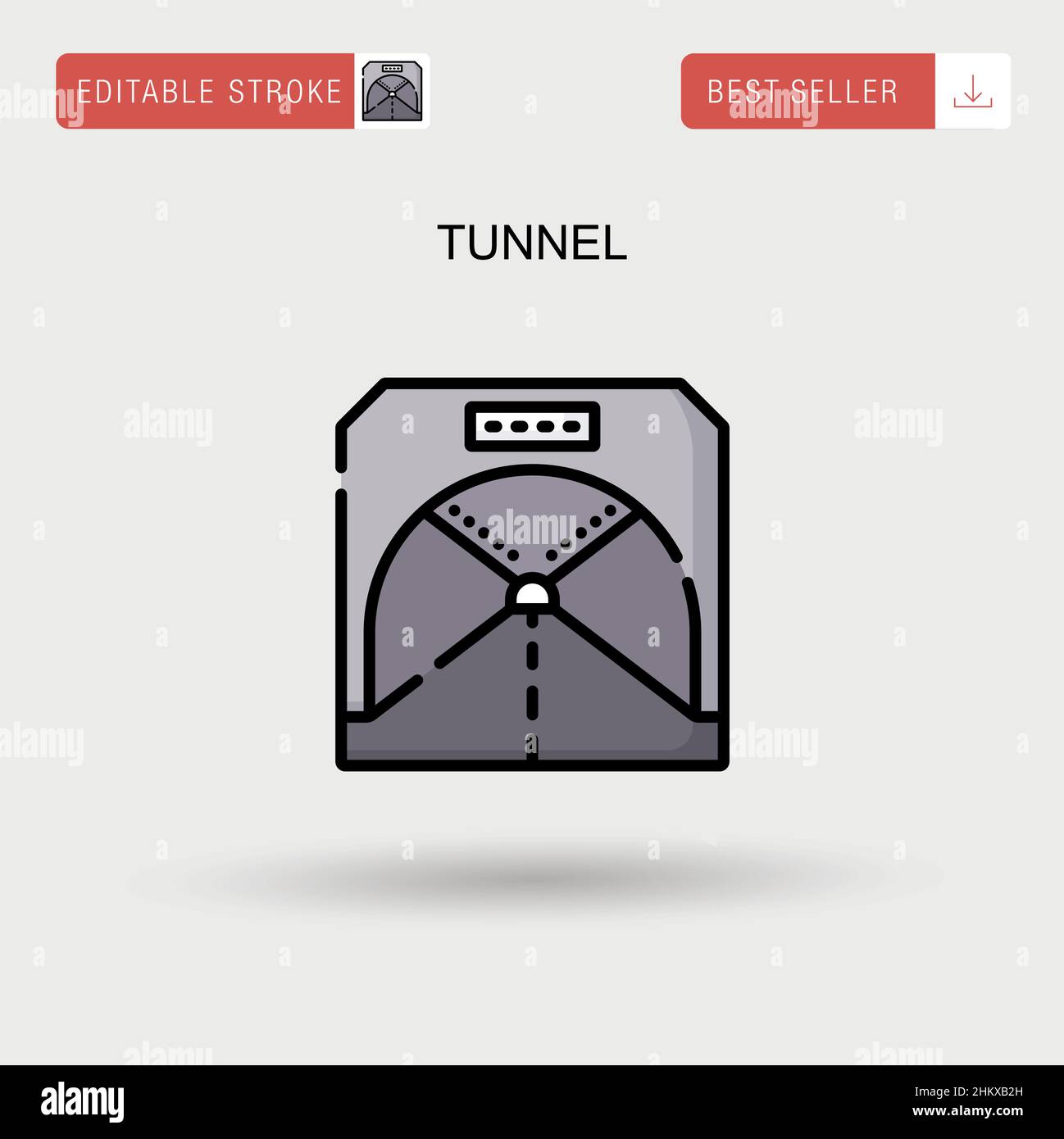 Tunnel Entrance Stock Vector Images - Alamy