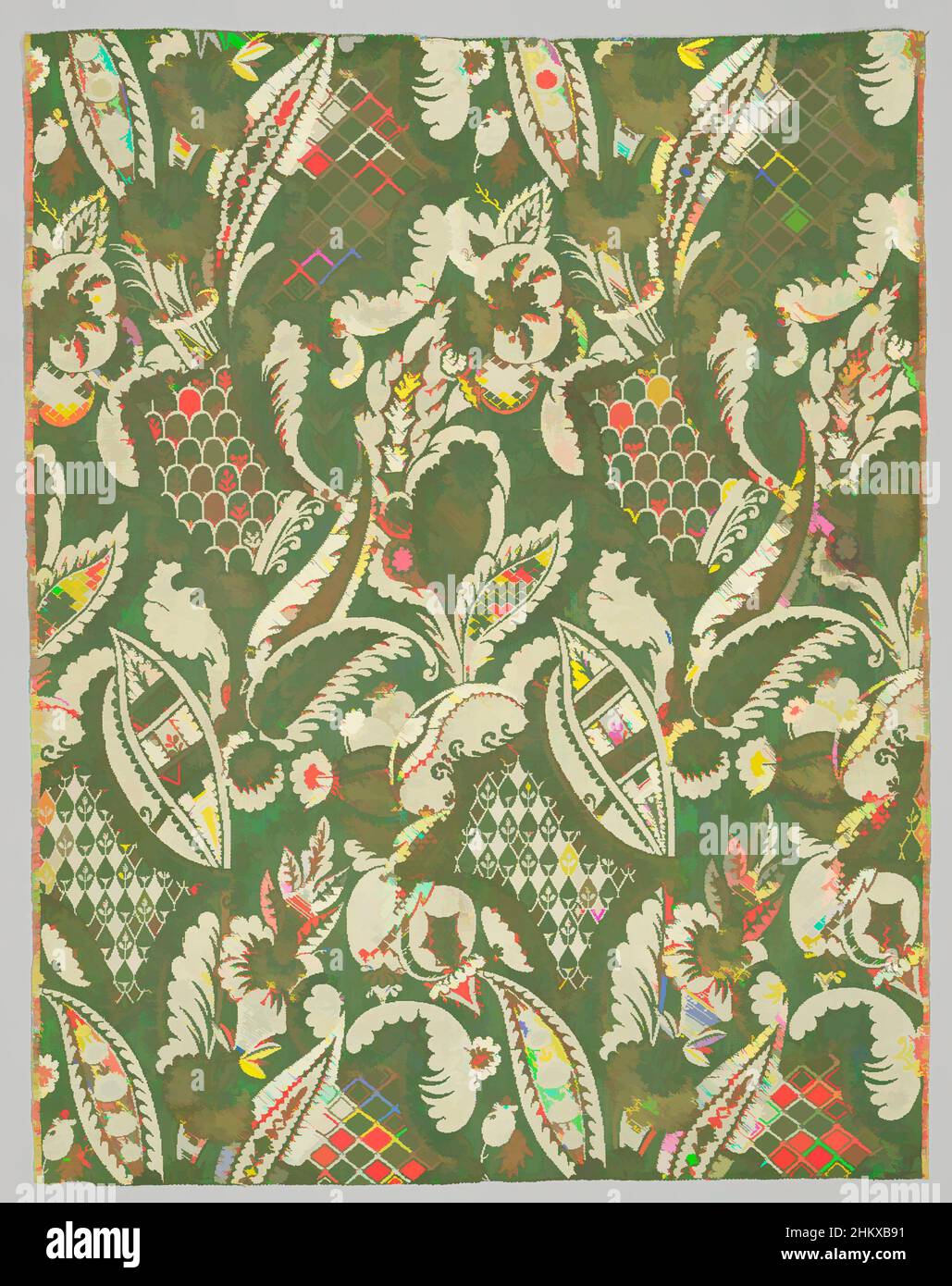 Art inspired by Bane silk fabric with bizarre pattern, Bane silk fabric ...