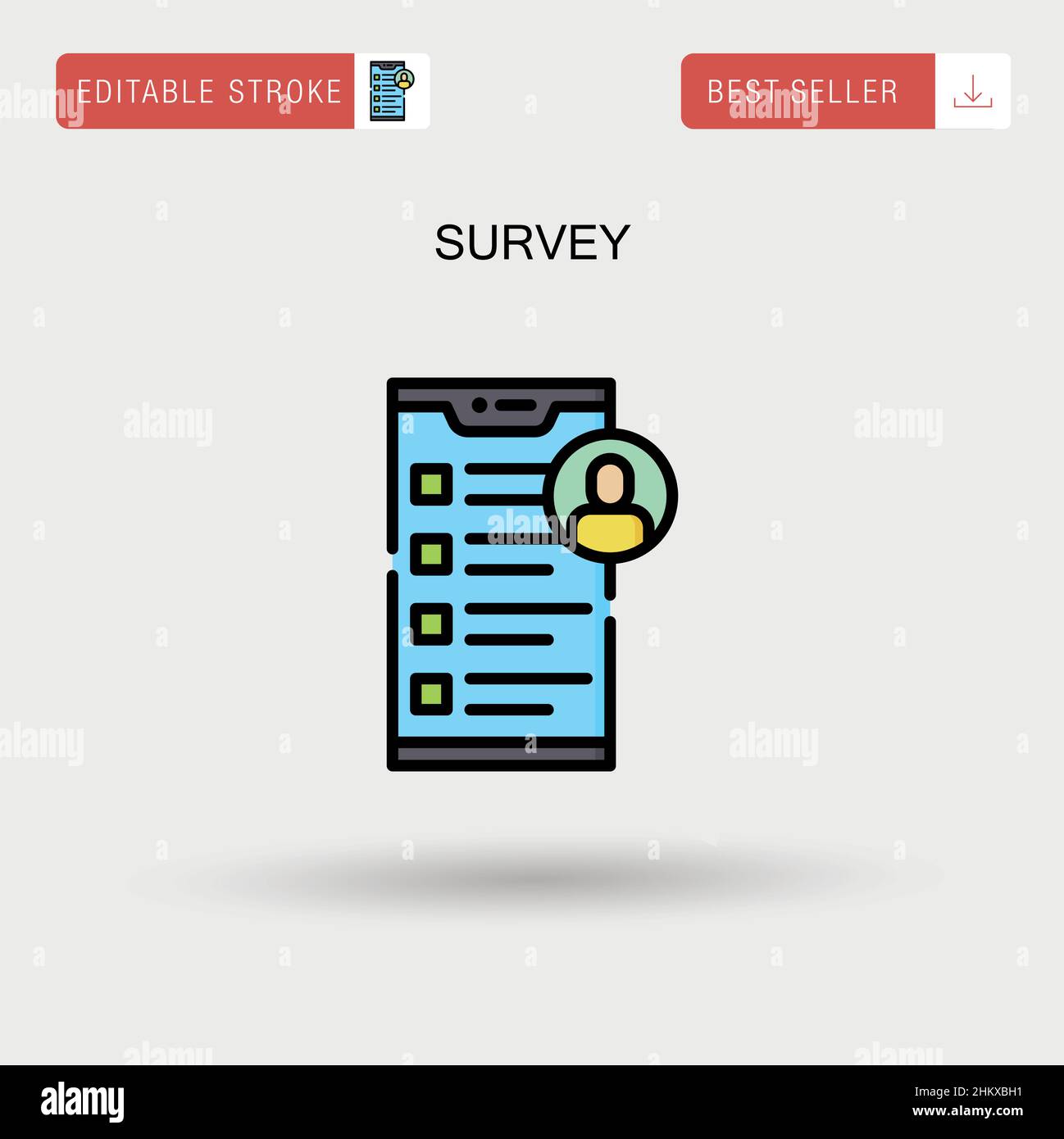 Survey answer Stock Vector Images - Alamy