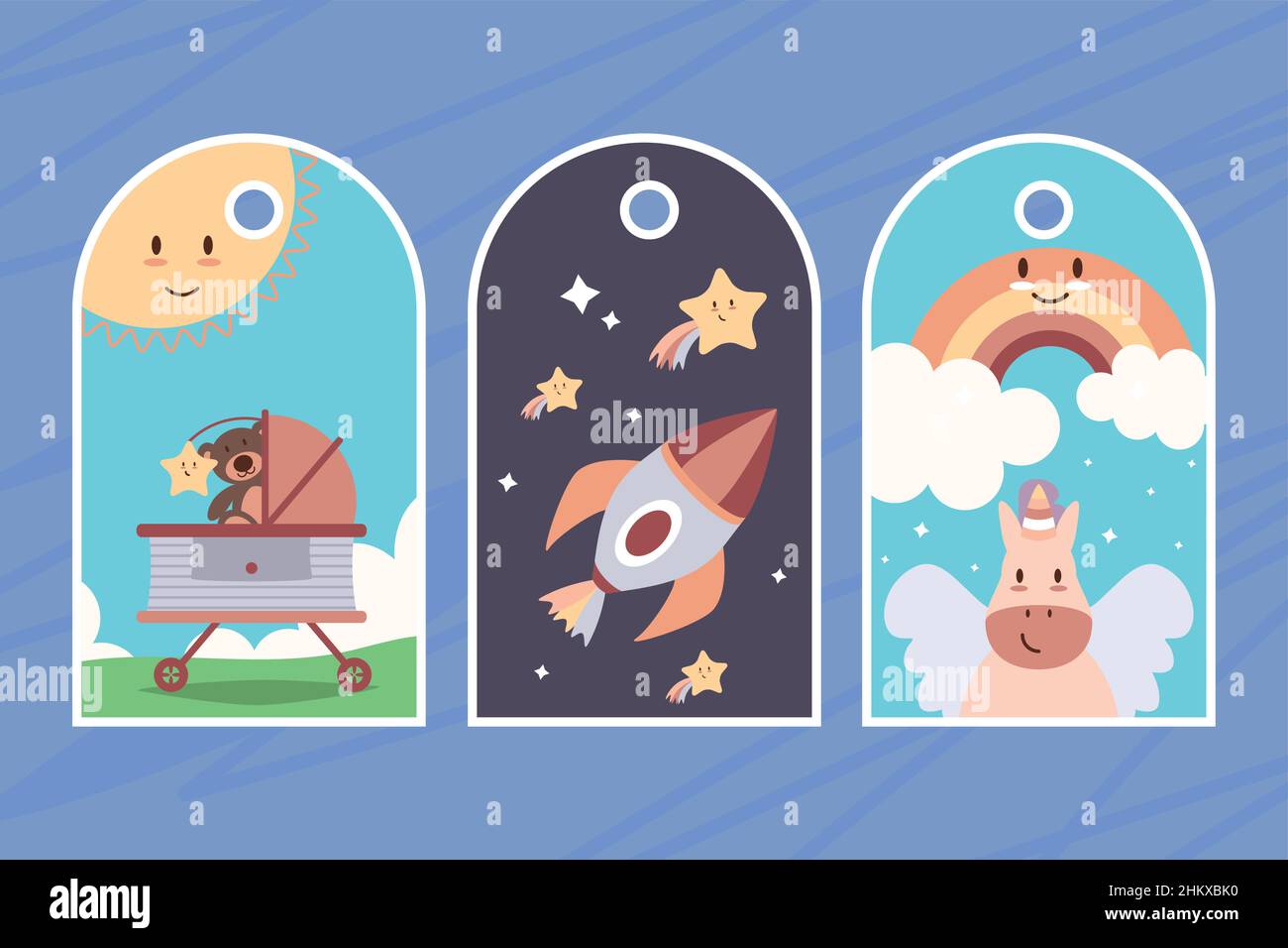 icons baby tags Stock Vector Image & Art - Alamy