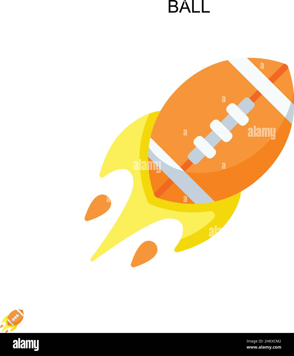 Ball Simple vector icon. Illustration symbol design template for web ...