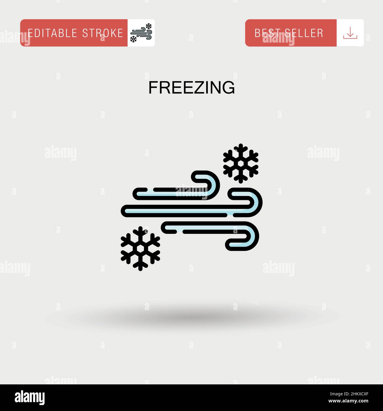 Freeze freezing frost Stock Vector Images - Alamy