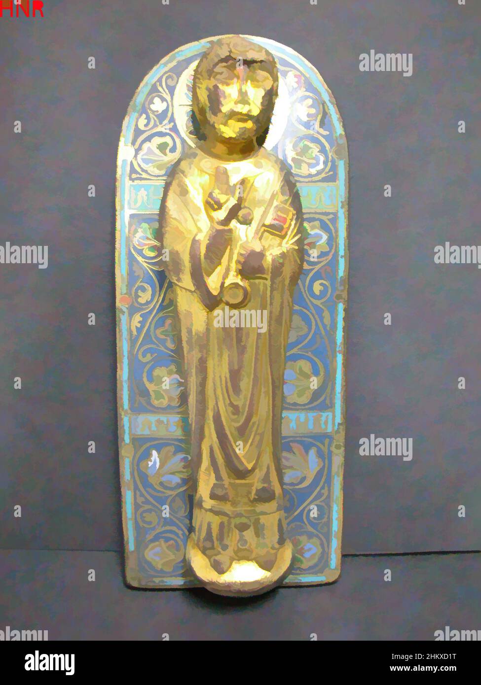 Art inspired by Altar fragment with representation of Peter, Altar ...