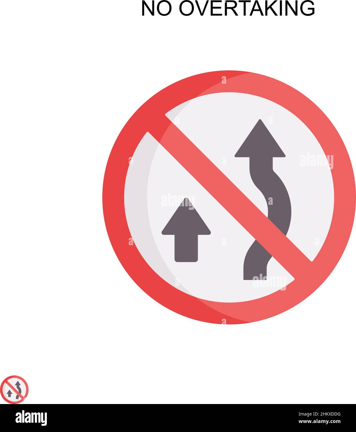 Traffic sign no overtaking hi-res stock photography and images - Alamy