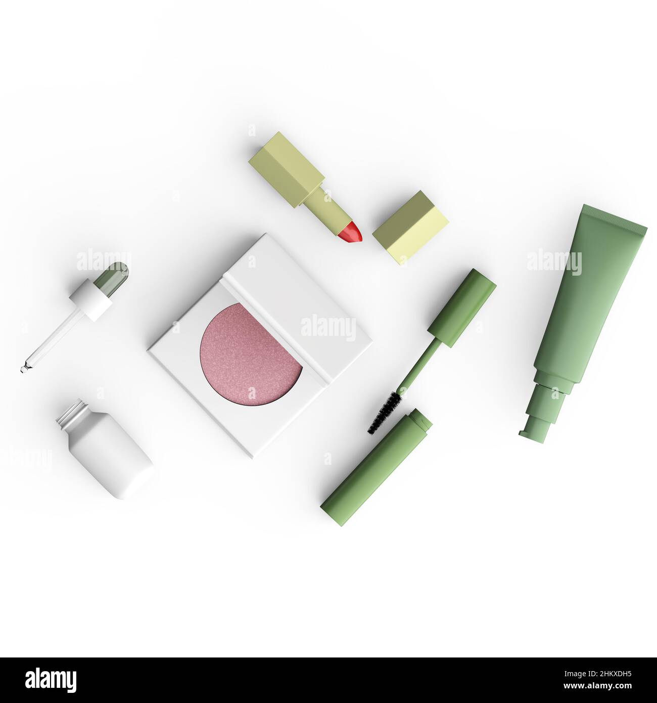 3d rendering and illustration of cosmetic product Stock Photo - Alamy