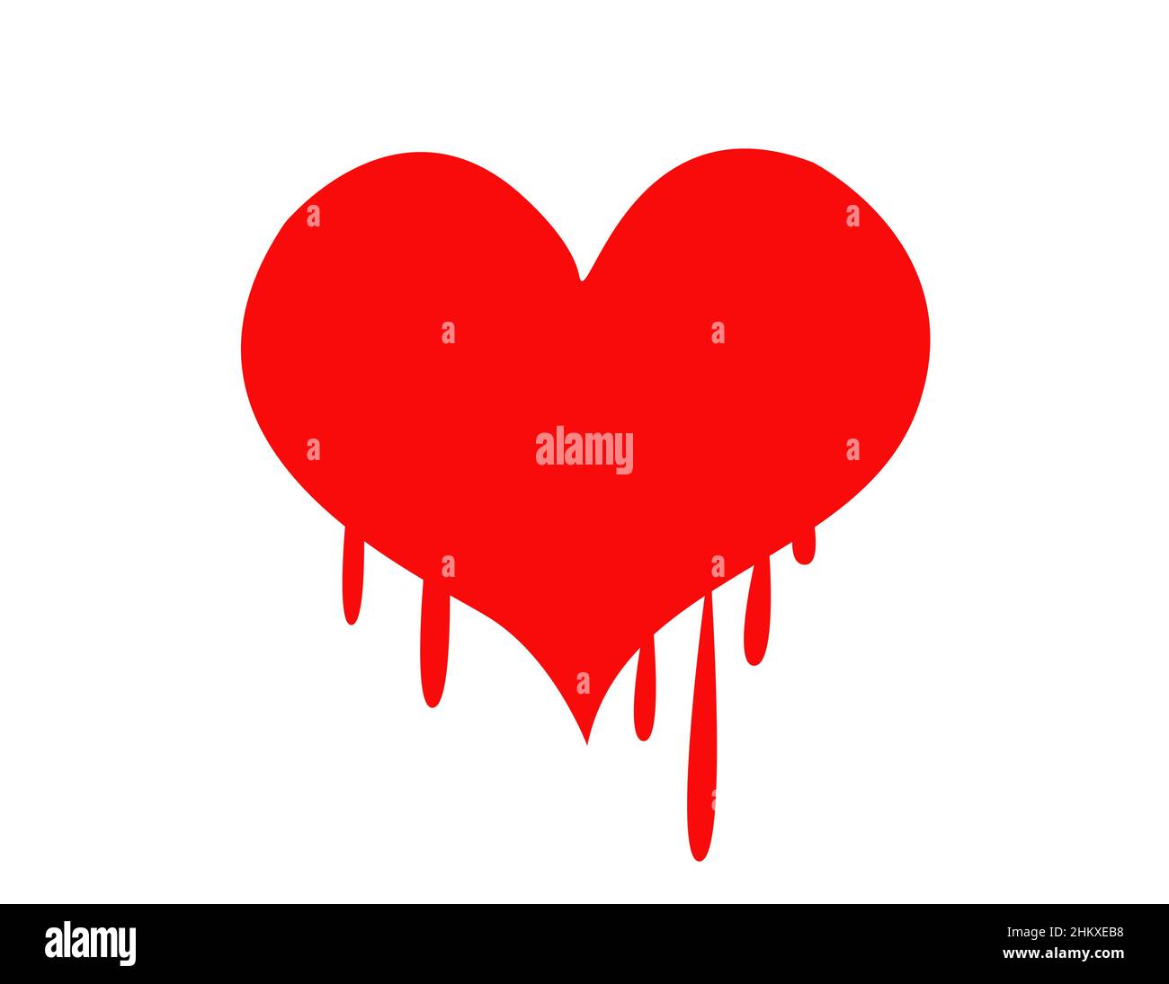 bleeding heart vector illustration Stock Vector Image & Art - Alamy